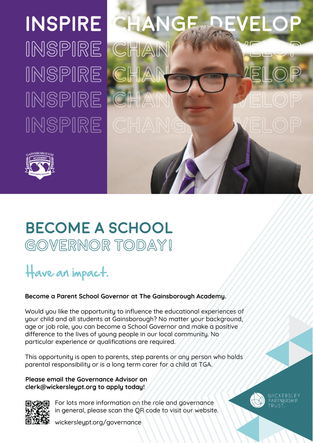 Become a Parent School Governor at TGA – The Gainsborough Academy